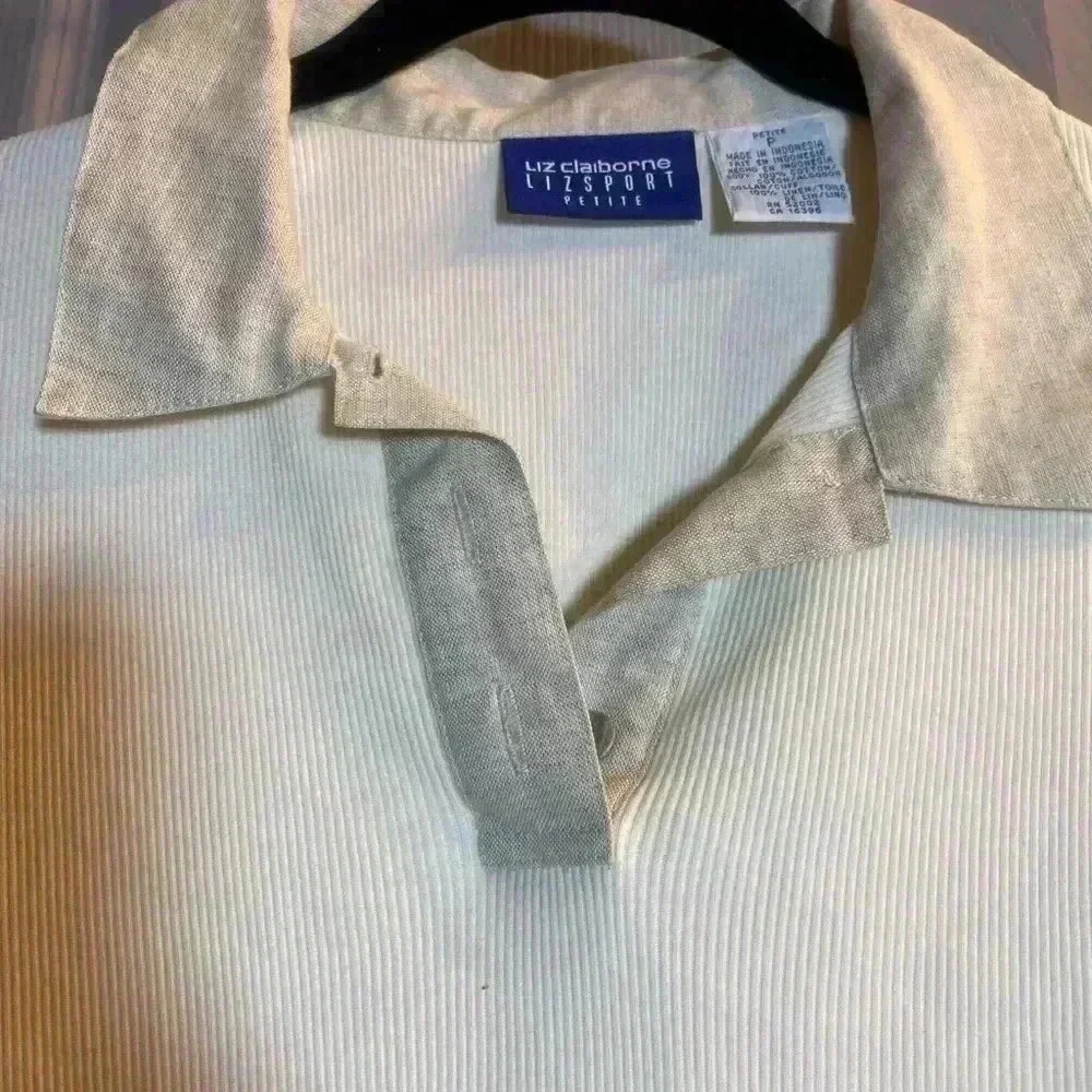 Liz Claiborne | Tops | Liz Claiborne Lizsport Petite In A Cream Color ...